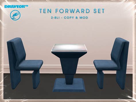 Second Life Marketplace Draxtor Star Trek Ten Forward Set