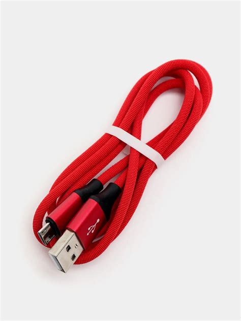 Кабель Micro Usb для зарядки и передачи данных в нейлоновой оплетке