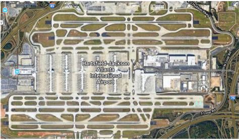 Atlanta Airport Taxiway Map