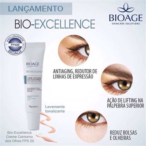 Paraíso da Estética Resenha Bio excellence Bioge área dos olhos