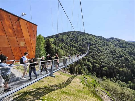 Hängebrücke über den Todtnauer Wasserfall Blackforestline
