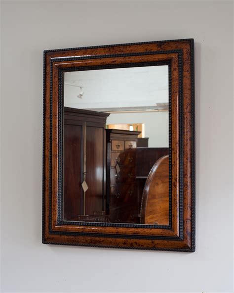 Antique Tortoiseshell Mirror Vintage Mirror Cushion Mirror Antique Wall Mirror Convex Wall