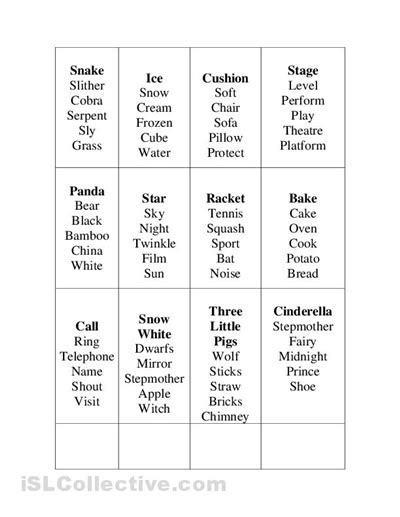 Free printable Taboo cards | Lernen, Deutschland
