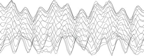 Dynamic Abstract Waves Pattern Design For Modern Backgrounds And Creative Projects Stock