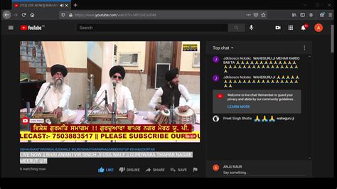 Live Now Bhai Anantvir Singh Ji Usa Wale Gurdwara Thapar Nagar