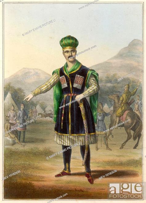 A Circassian Man Of Rank Circassia Is Now Part Of The Karachai