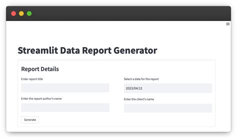 Streamlit Tutorial Creating Word Reports For Data Science Projects Towards Data Science