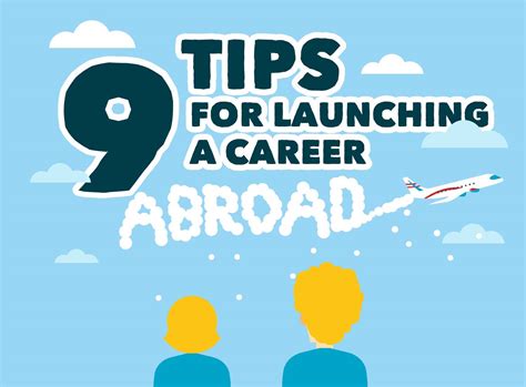9 Tips For Launching A Career Abroad Infographic