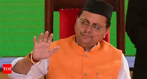 Infra Works To Help Economy Of Border Areas Uttarakhand Cm Pushkar