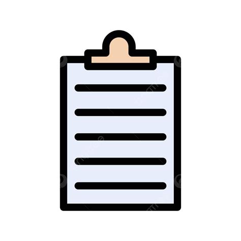 Document Icon Questionnaire Plant Vector Icon Questionnaire Plant