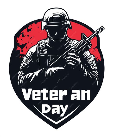 Veterans Army Logo Vector Silhouettes Bundle Premium Ai Generated Vector