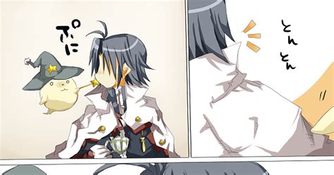 サモンナイト 召喚コミュニケーション 水先エイのマンガ かわええ びたんびたん ポワキー Pixiv