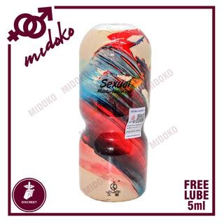 Midoko Jiuai Abstract Art Pink Pussy Masturbator Cup For Men Adult Sex Toys For Boys Shopee