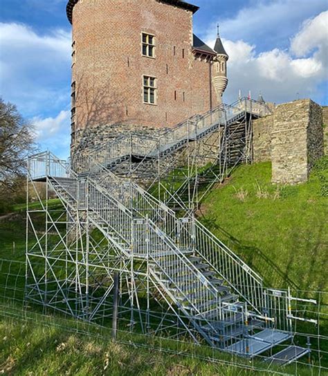 Afix Fast Noodtrappen In Kasteel Van Gaasbeek Afix Group Nv