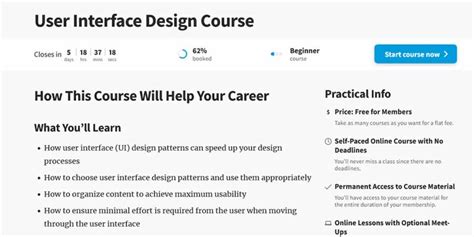 User Interface Design Course
