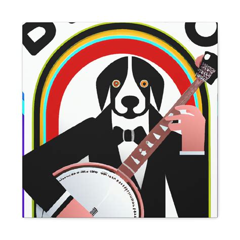Banjo Strumming Radiance Canvas