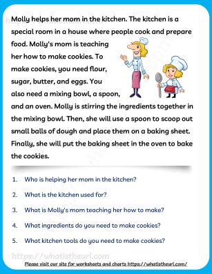 Kitchen Choosing A A Friend Camping Learn Languages Reading Comprehension For Grade 2