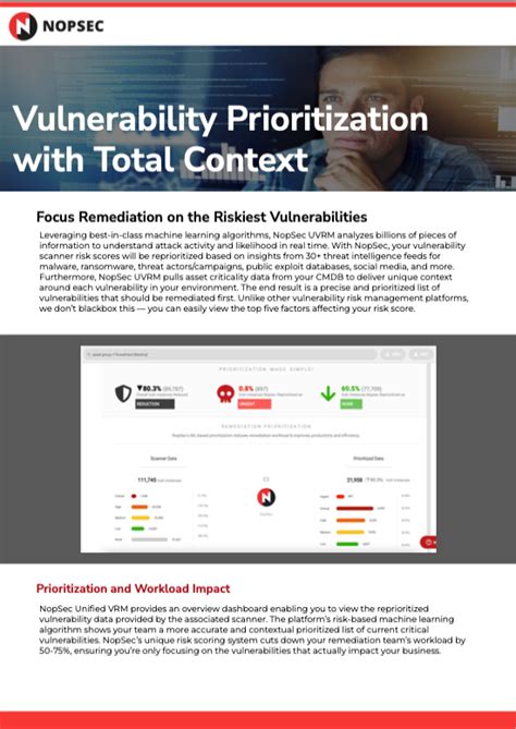 Unified Vrm Vulnerability Prioritization Data Sheet Nopsec