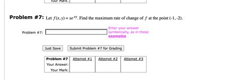 Solved Problem 7 Let F X Y Xexy Find The Maximum Rate Chegg Com