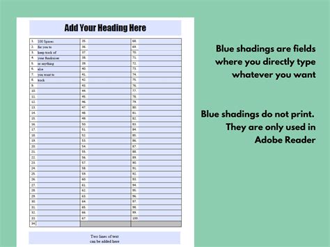 Customizable Fillable Tracking Sheet Printable Fillable Form PDF Names Goals Projects Sign Up