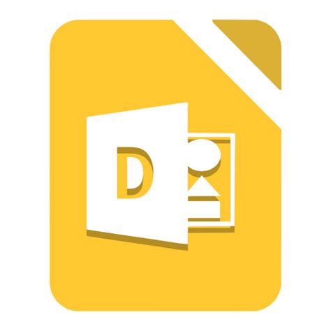 Libreoffice Menggambar Ikon Di Super Flat Remix V1 08 Apps