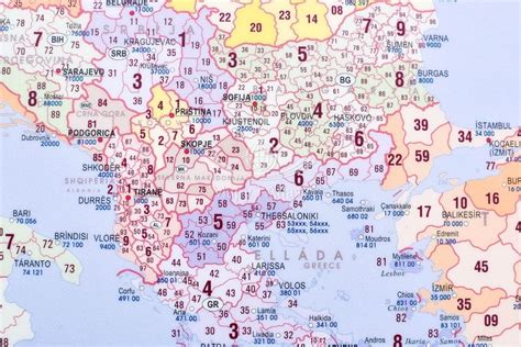 EUROPA MAPA KODOWA PODKŁADKA NA BIURKO POD MYSZ