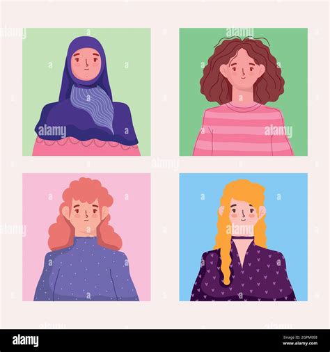 Women Different Races Stock Vector Image Art Alamy