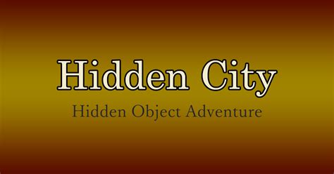 Hidden City