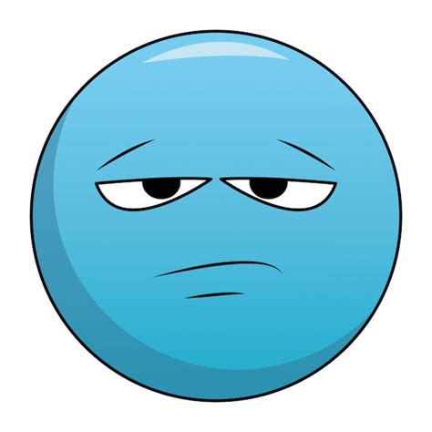 Premium Vector Bored Chat Emoticon
