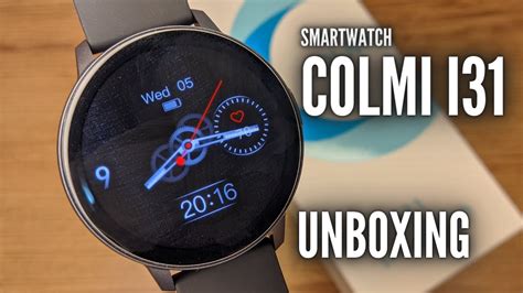 Smartwatch COLMI I31 VÍDEO UNBOXING E REVIEW TELA AMOLED POR