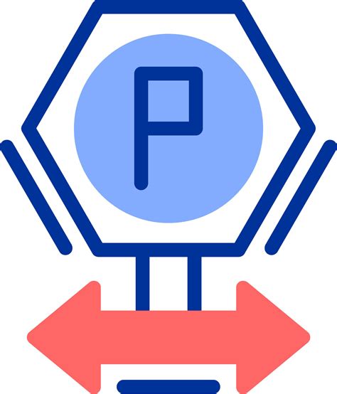 Parking Direction Signs Color Filled Icon 39528712 Vector Art At Vecteezy