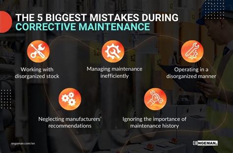 Corrective Maintenance 5 Common Mistakes To Avoid Engeman® Maintenance Software Cmms Blog