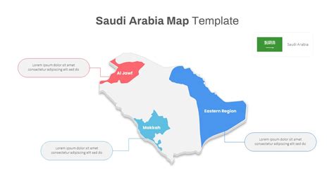 Saudi Arabia Map PowerPoint Template SlideBazaar