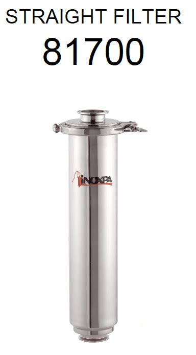 Inoxpa Straight Filter 81700 Hd Process Nz Ltd