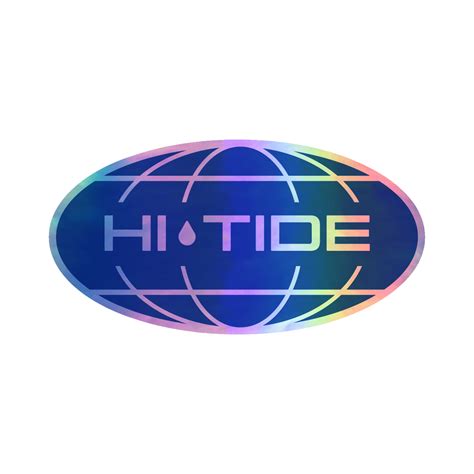 Hi Tide Perks Holographic Vinyl Sticker Hi Tide Recordings And Nu Tone