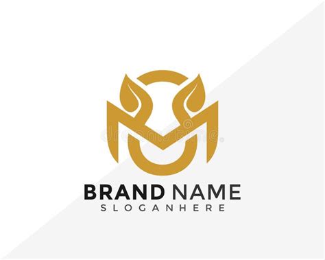 豪华字母自然叶徽标设计 创意创意徽标设计矢量图插图 向量例证 插画 包括有 经典 身分 抽象 高雅 211068270