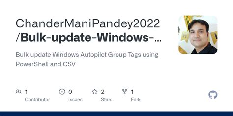 GitHub ChanderManiPandey2022 Bulk Update Windows Autopilot Group Tags