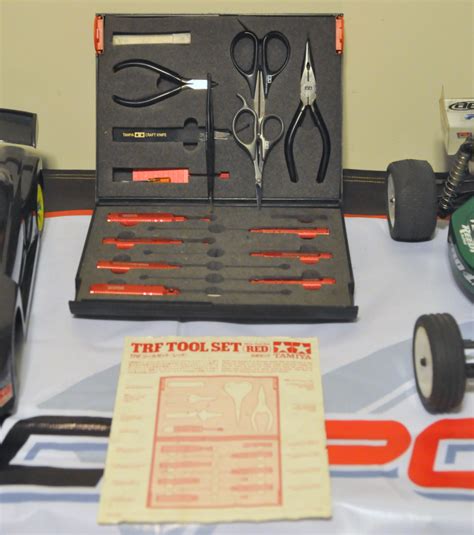 GoRC Canada Tamiya Racing Factory TRF Tool Set Red Complete With Extras