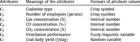 The Meanings Of The Attributes And The Formats Of Attribute Values