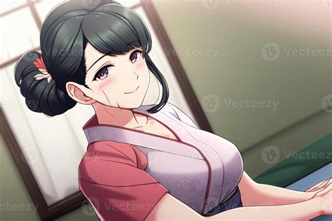 Pretty Anime Masseuse Girl In Massage Parlor Illustration 23913654