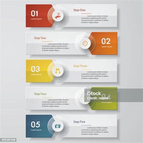 Desain Templat Spanduk Angka Bersih Grafik Atau Tata Letak Situs Web