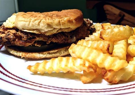 Air Fryer Crispy Chicken Sandwich W Copycat Chick Fil A Sauce Recipe
