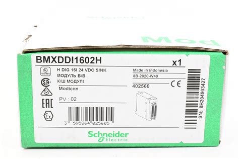 Preview SCHNEIDER ELECTRIC BMXDDI H Digitales Eingangsmodul NEU