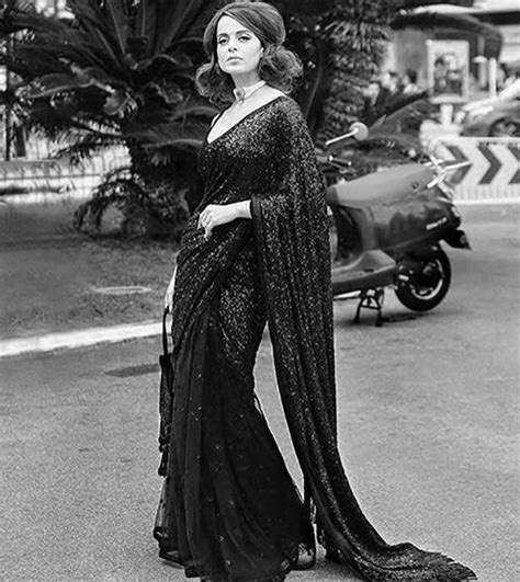 Kangana Ranaut Stuns In A Sabyasachi Saree At Cannes Film Festival 2018