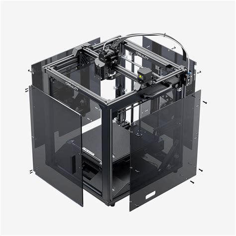 Creality Ender 5 S1 Dustproof Acrylic Enclosure 4 Sheets