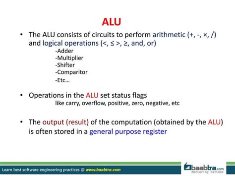 Cpu And Its Execution Of Instruction Pptx