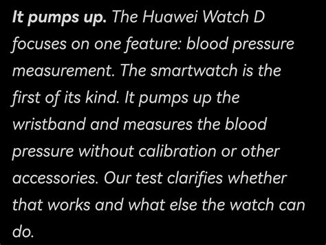 Huawei Watch D Smartwatch Review And Setup First Calibration Blood Pressure Measurement Huawei