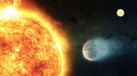Star Blows Giant Exoplanets Atmosphere Away Leaving Massive Tail In