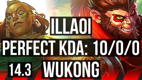 Illaoi Vs Wukong Top 1000 8 Solo Kills Legendary Euw Master