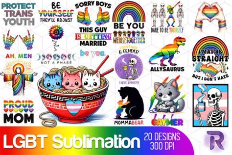 Lgbt Sublimation Bundle Graphic By Revelin · Creative Fabrica